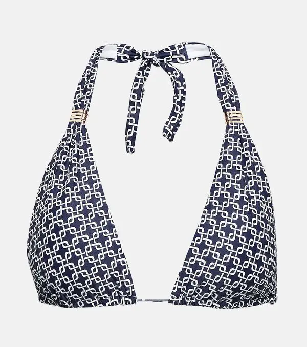 Melissa Odabash Grenada Bikini Top - Blue