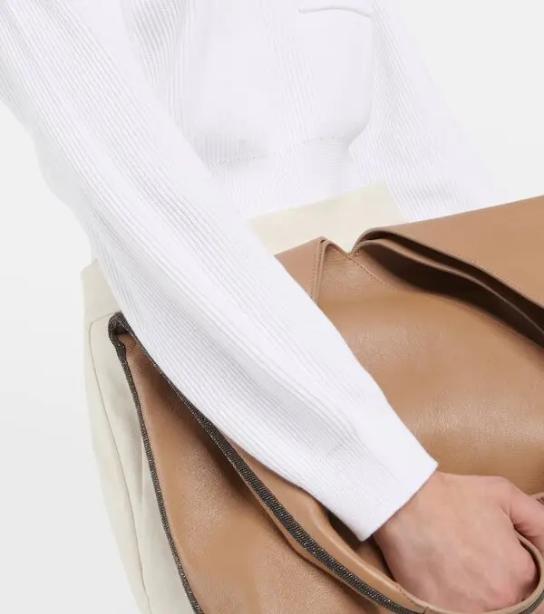 Brunello Cucinelli Cotton Cropped Sweater