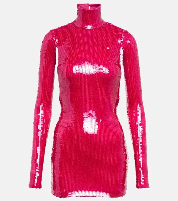 LAQUAN SMITH Sequined Minidress