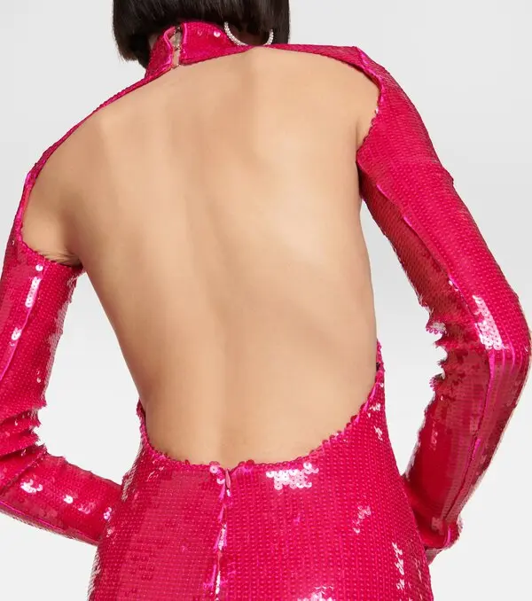 LAQUAN SMITH Sequined Minidress