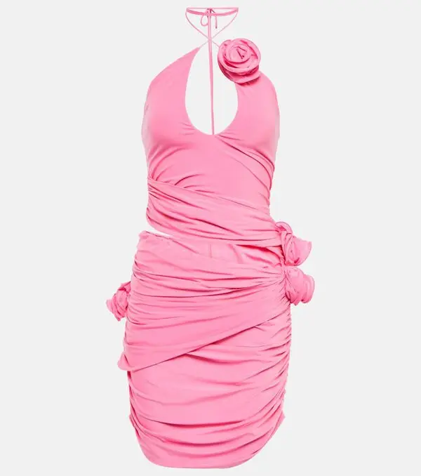 Magda Butrym Rosette Mini Dress