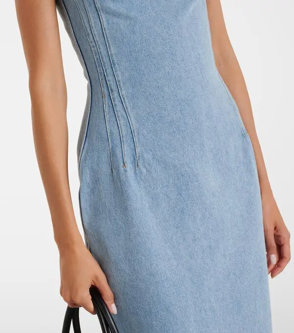Magda Butrym Denim Midi Dress