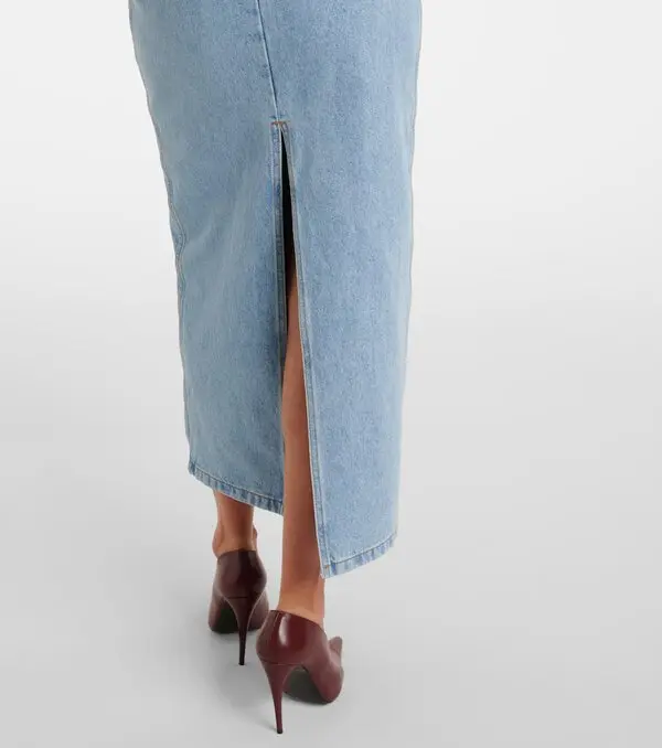 Magda Butrym Denim Midi Dress