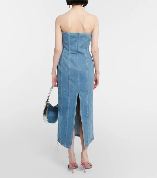 Magda Butrym Denim Midi Dress