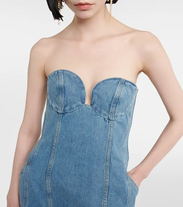 Magda Butrym Denim Midi Dress