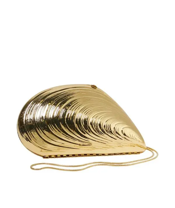 Simkhai - Simkhai Bridget Metal Shell Clutch