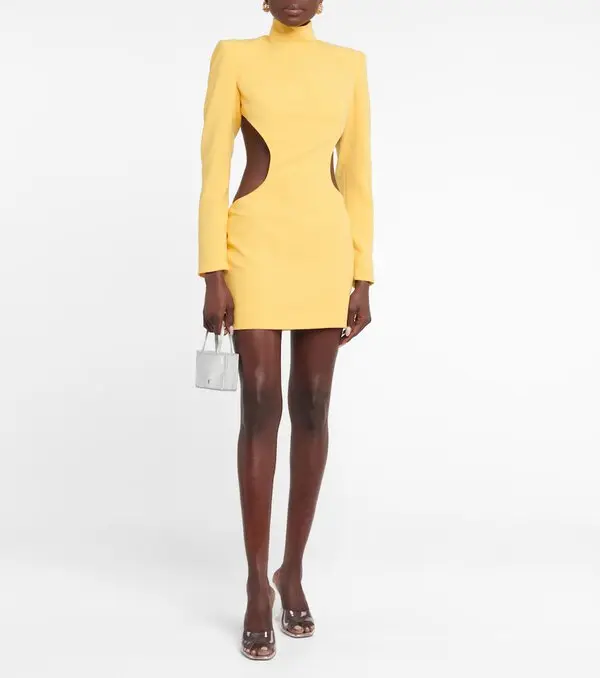 MONOT Mônot Cutout Crêpe Minidress