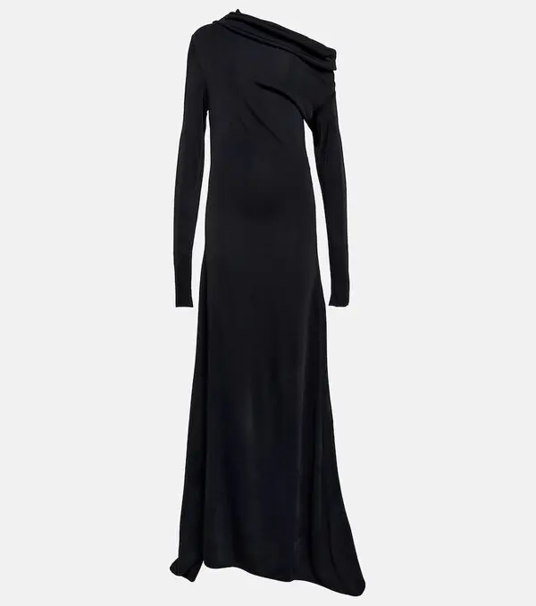 FERRAGAMO One-shoulder Gown - Black