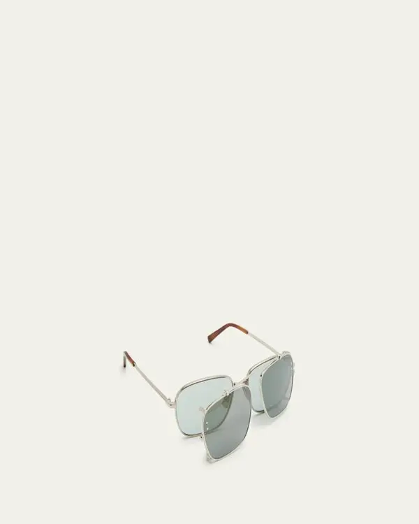 Dior B27 S1i Rubber Logo Square Sunglasses - Grey/Other  display picture 1