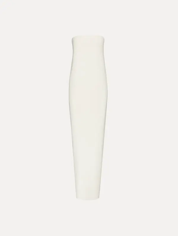 Oscar De La Renta Strapless Draped Column Gown