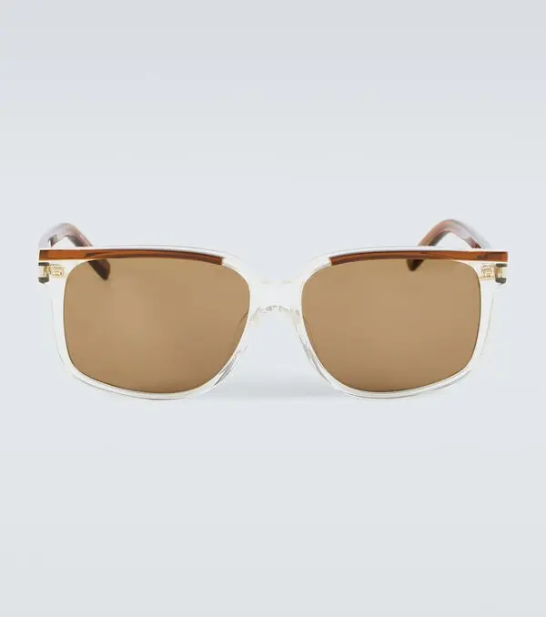 Saint Laurent Oversized Sunglasses - Brown