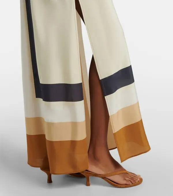 SIR. Printed Silk Maxi Dress