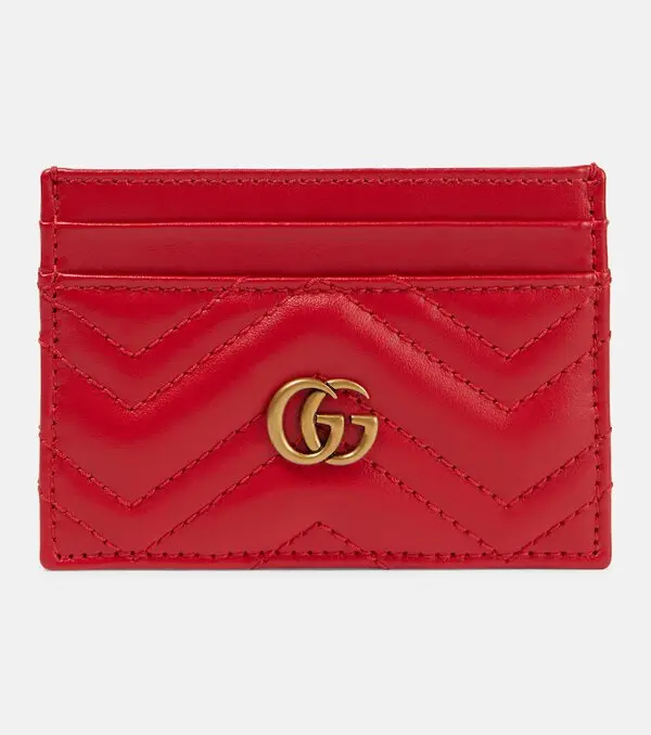 Gucci Gg Marmont Leather Card Holder