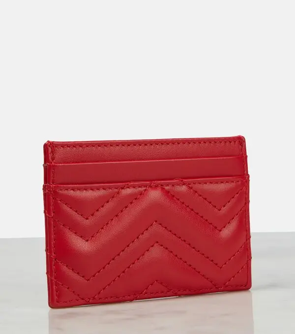 Gucci Gg Marmont Leather Card Holder