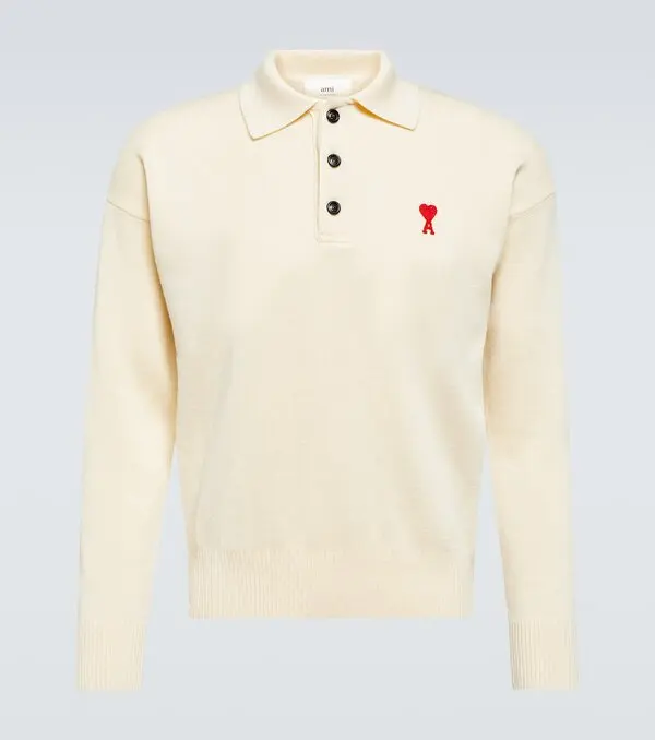 Ami De Cour Wool Polo Shirt