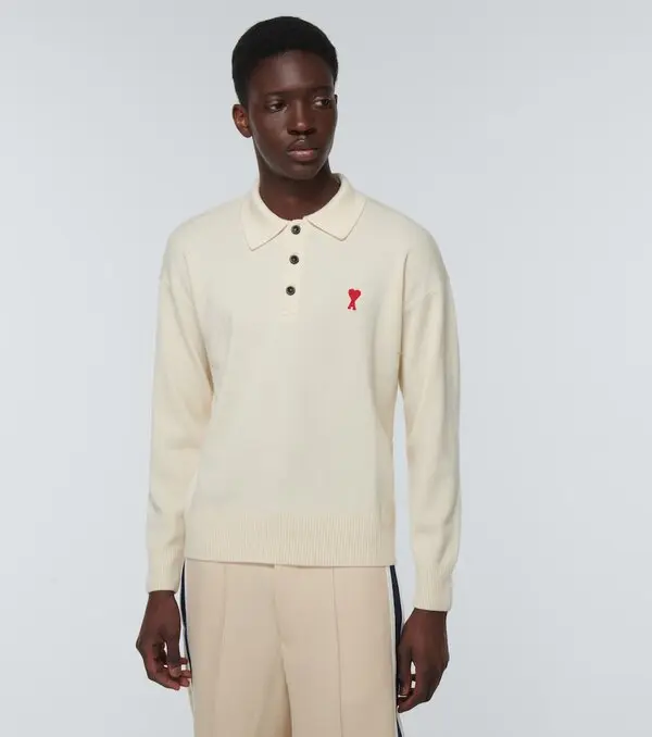 Ami De Cour Wool Polo Shirt