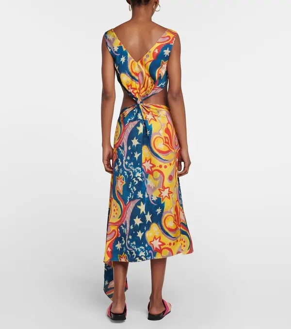 Marni Printed Midi Dress - Multicoloured