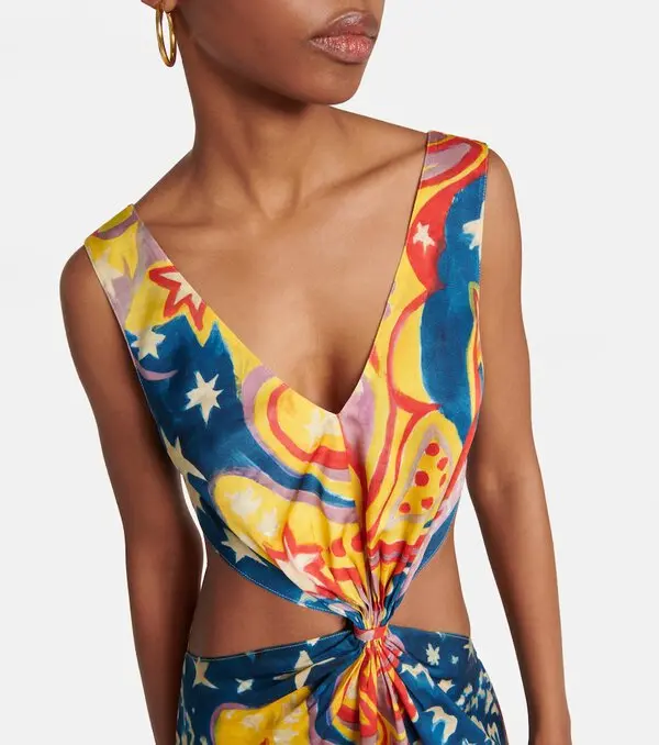 Marni Printed Midi Dress - Multicoloured