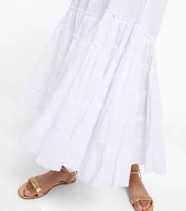 Poupette St Barth Soledad Midi Dress - White