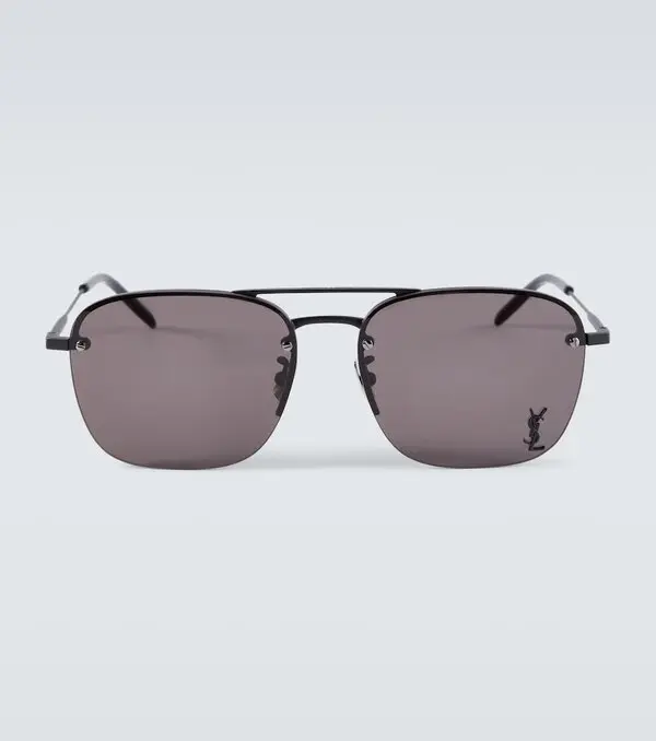 Saint Laurent Sl 309 M Aviator Sunglasses - Black