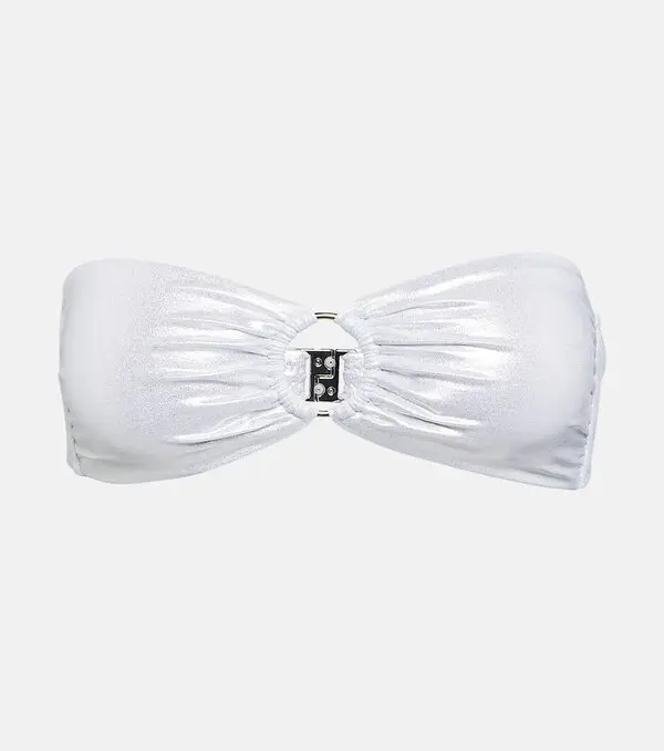 Melissa Odabash Tortola Bikini Top - Silver