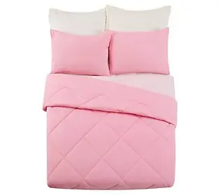 URBAN PLAYGROUND Olivia Pink Full/queen Comforter Set 3-piece