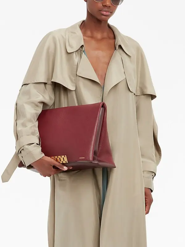 Victoria Beckham Jumbo-chain Leather Pouch