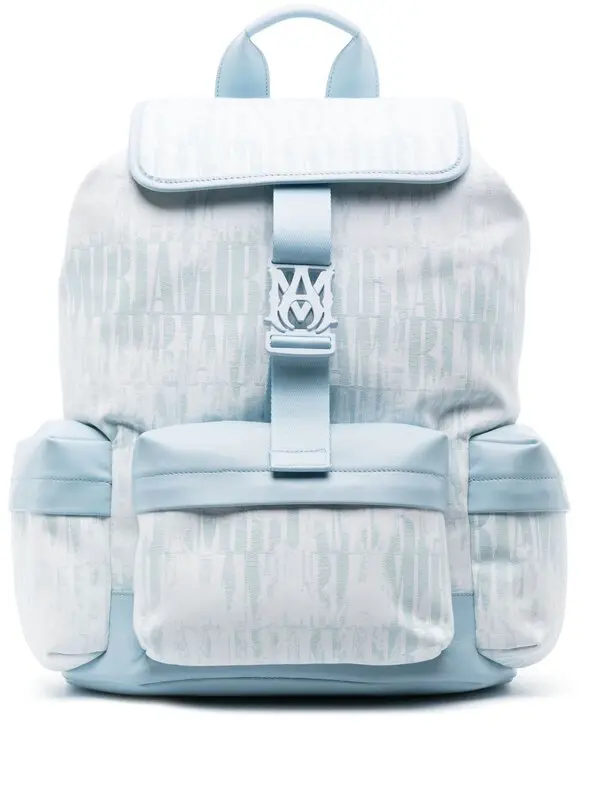 Amiri Jacquard Tie Dye Backpack - Blue