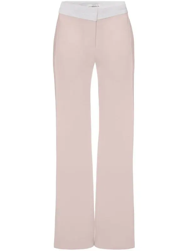 Victoria Beckham Side-panel Wide Leg Trousers
