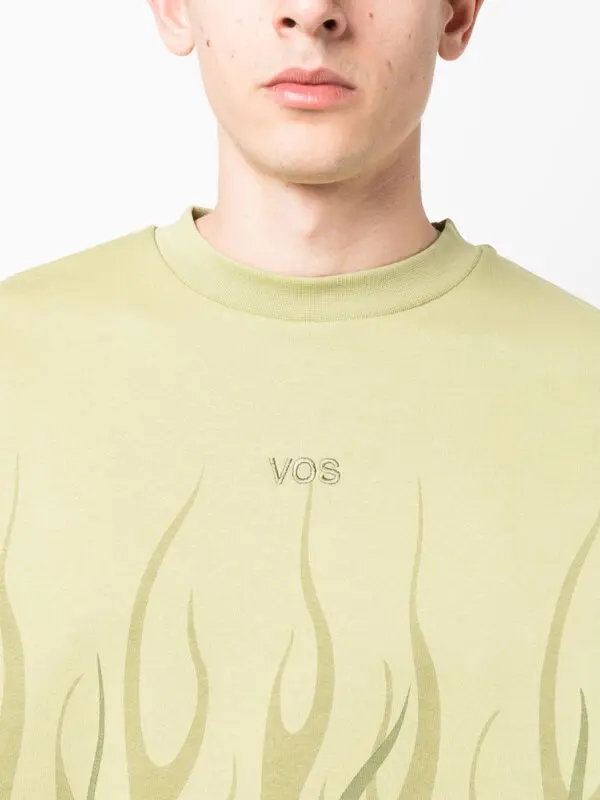 VISION OF SUPER Flame-printed Sweatshirt