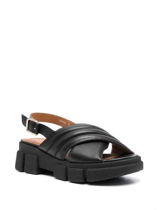 Geox 50mm Lisbona Leather Sandals