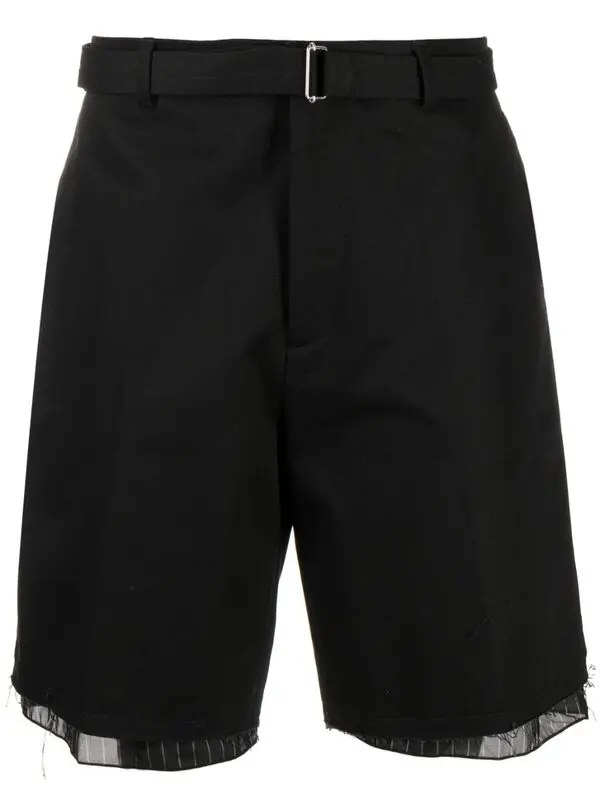 LANVIN Contrast-trim Bermuda Shorts