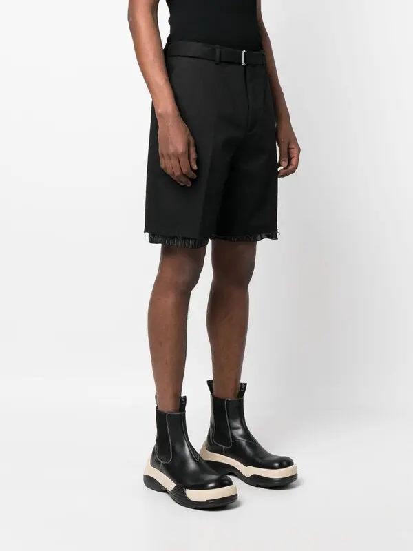 LANVIN Contrast-trim Bermuda Shorts