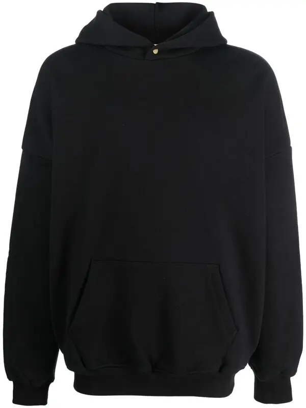 Fear Of God Cotton Hoodie With Graphic Print - Black