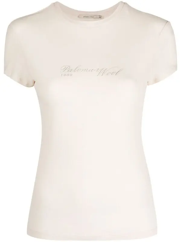Paloma Wool Logo-print Organic-cotton T-shirt