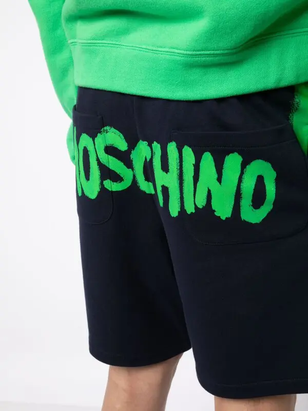 Moschino Print Track Shorts