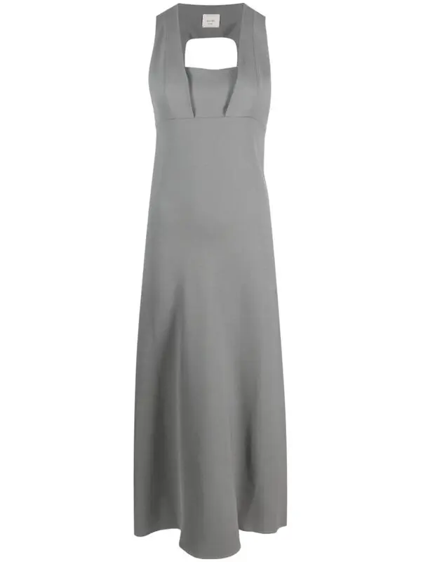 ALYSI Sleeveless Open-back Dress