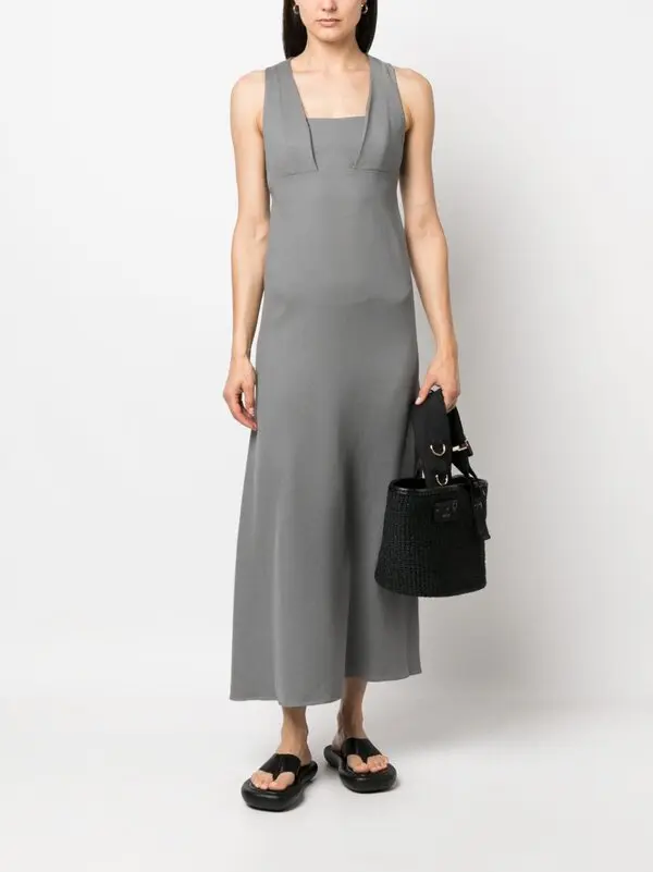 ALYSI Sleeveless Open-back Dress