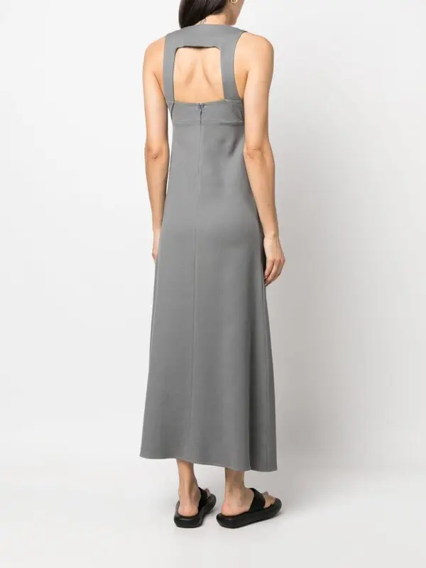ALYSI Sleeveless Open-back Dress