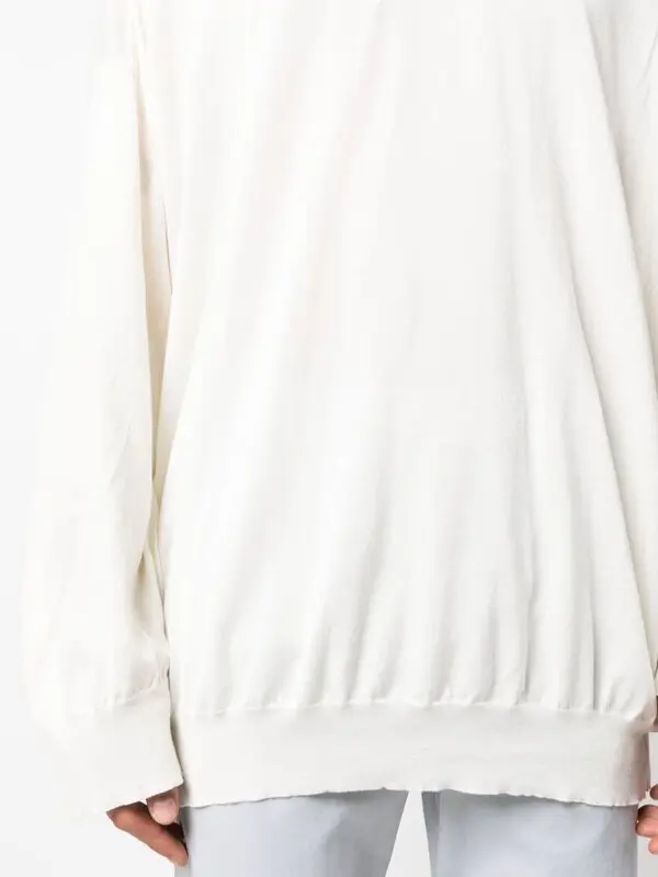 HED MAYNER Drop-shoulder Crew-neck Sweatshirt