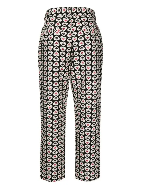 CLOT Graphic-print Straight-leg Trousers