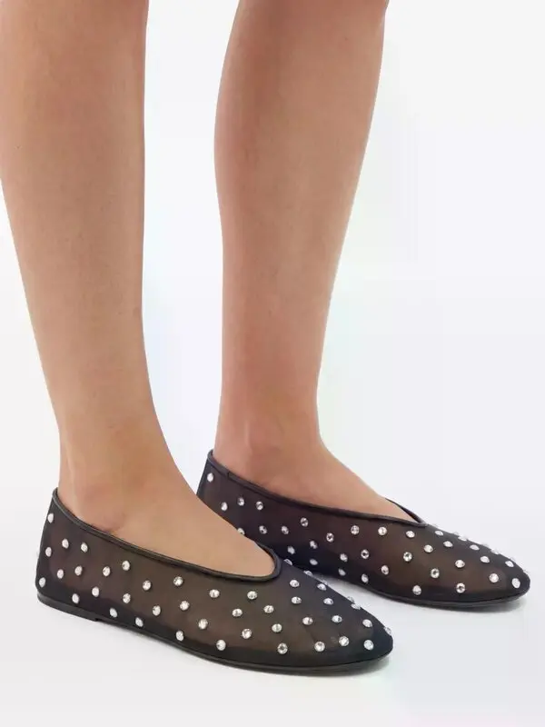 Khaite The Marcy Mesh Ballet Pumps