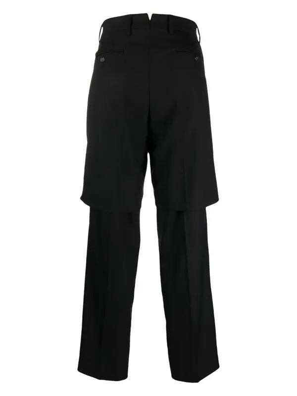 VTMNTS Straight-leg Virgin Wool-blend Trousers