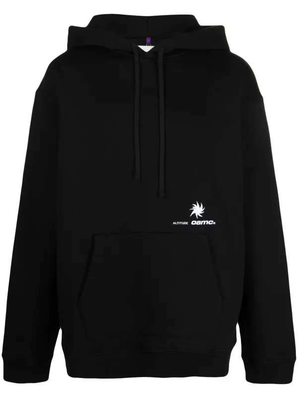 OAMC Logo-print Drawstring Hoodie