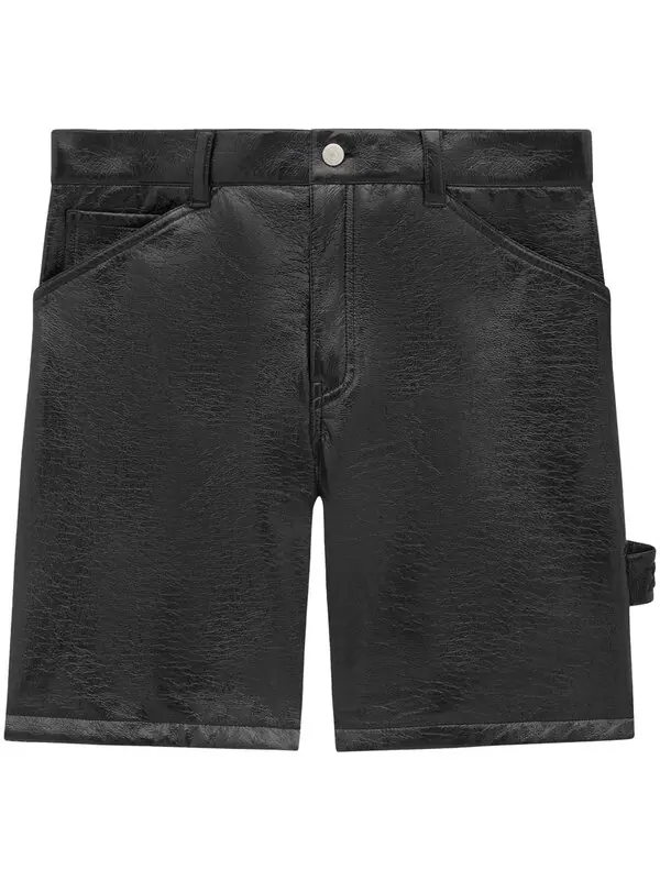 COURREGES Vinyl Bermuda Shorts