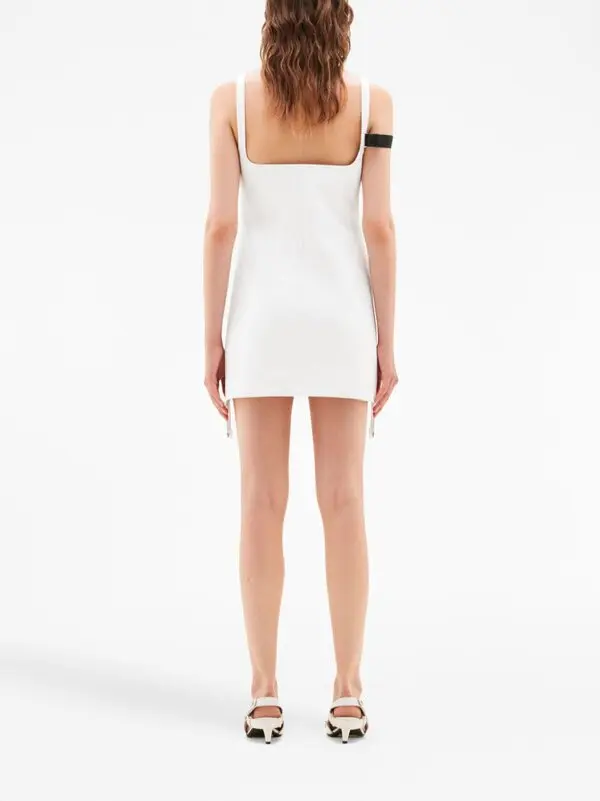 COURREGES Strap-detail Suspenders Mini Dress