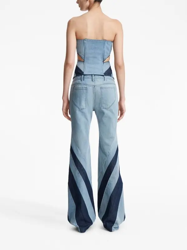 DION LEE Darted Denim Corset