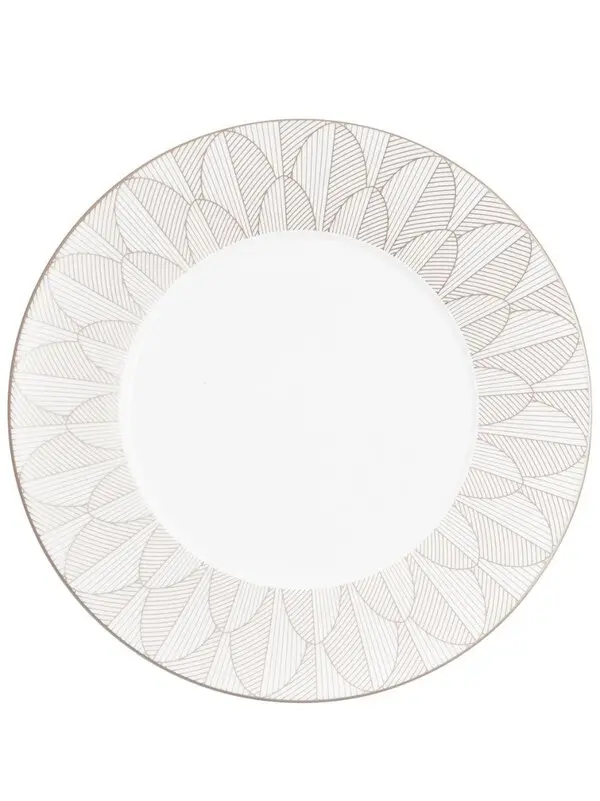 Christofle Malmaison Imperiale Porcelain Dinner Plate - White