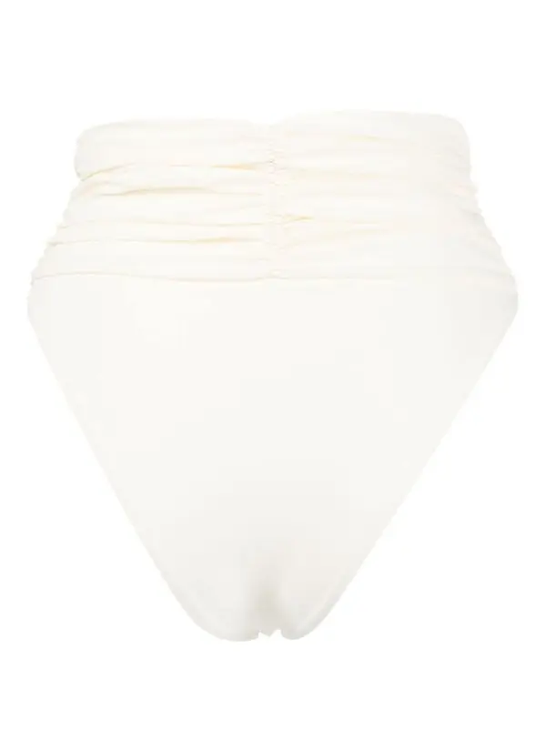 Magda Butrym High-waisted Ruched Bikini Bottoms
