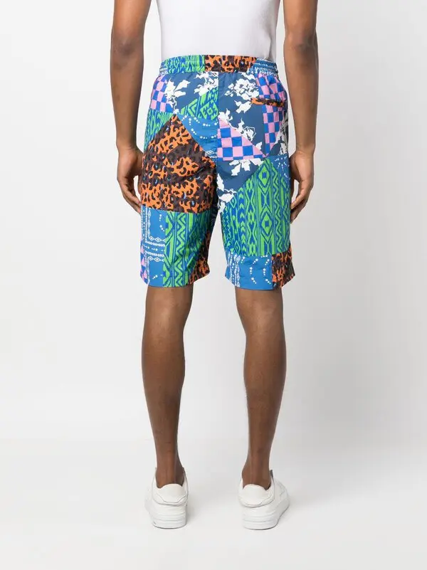 COUNTY OF MILAN Marcelo Burlon Multi-panel Knee-length Shorts